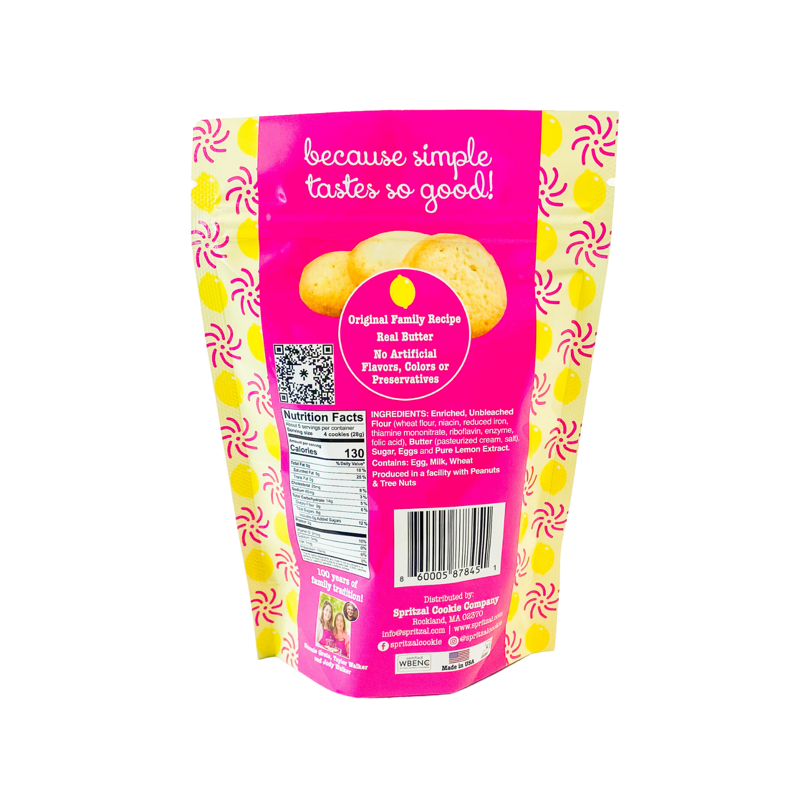 Ooh La Lemon Shortbread - Cookies by Spritzal – Spritzal Cookie